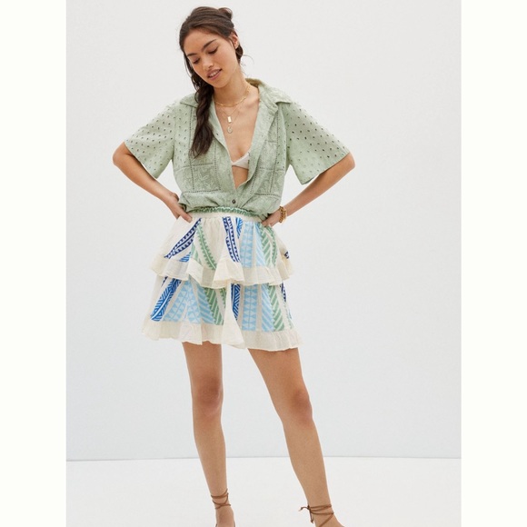 Devotion TWINS | Skirts | Devotion Twins Embroidered Skirt | Poshmark